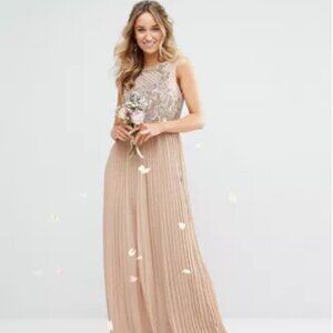 ASOS | Dresses | New Asos Maya Deluxe Prom Bridesmaid High Neck ...